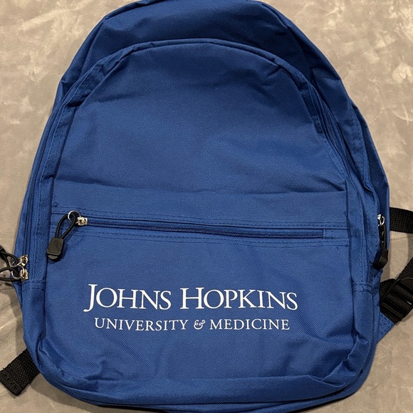 Bags | John Hopkins University Logo Blue Backpack | Poshmark